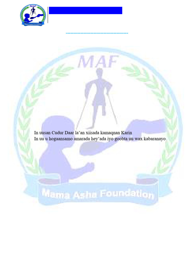 Deeqda waxbarasho MAF | PDF