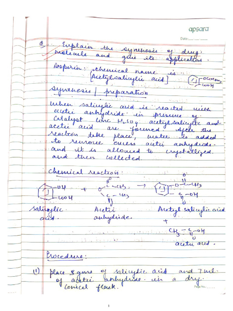 Synthesis of Drug Molecule and Its Applications, Aromatic Behaviour On The Basis of Huckels Rule ...