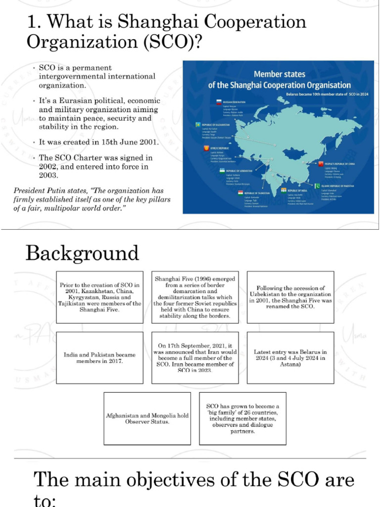 SCO and BRICS | PDF