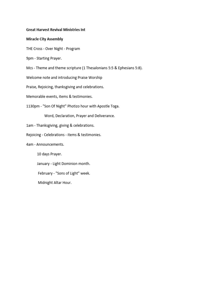 Crossover Program Pdf