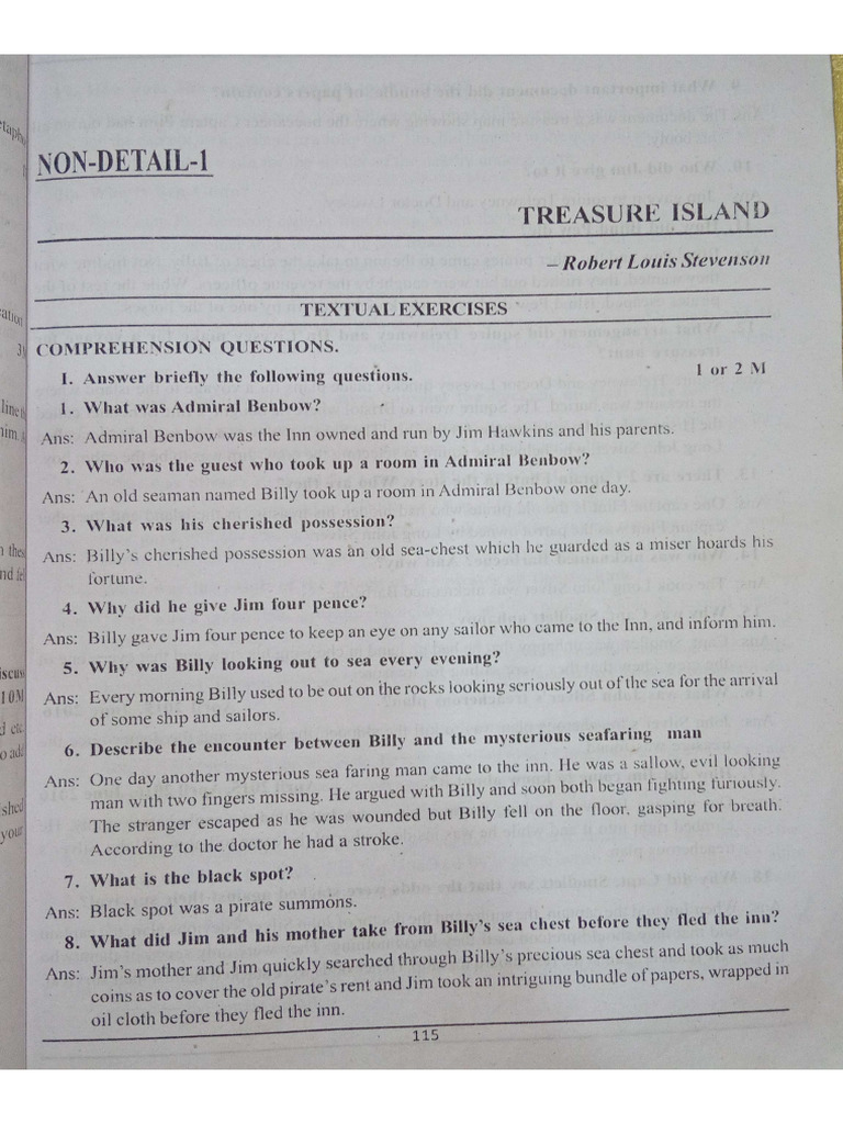 Lesson 1: Treasure Island | PDF