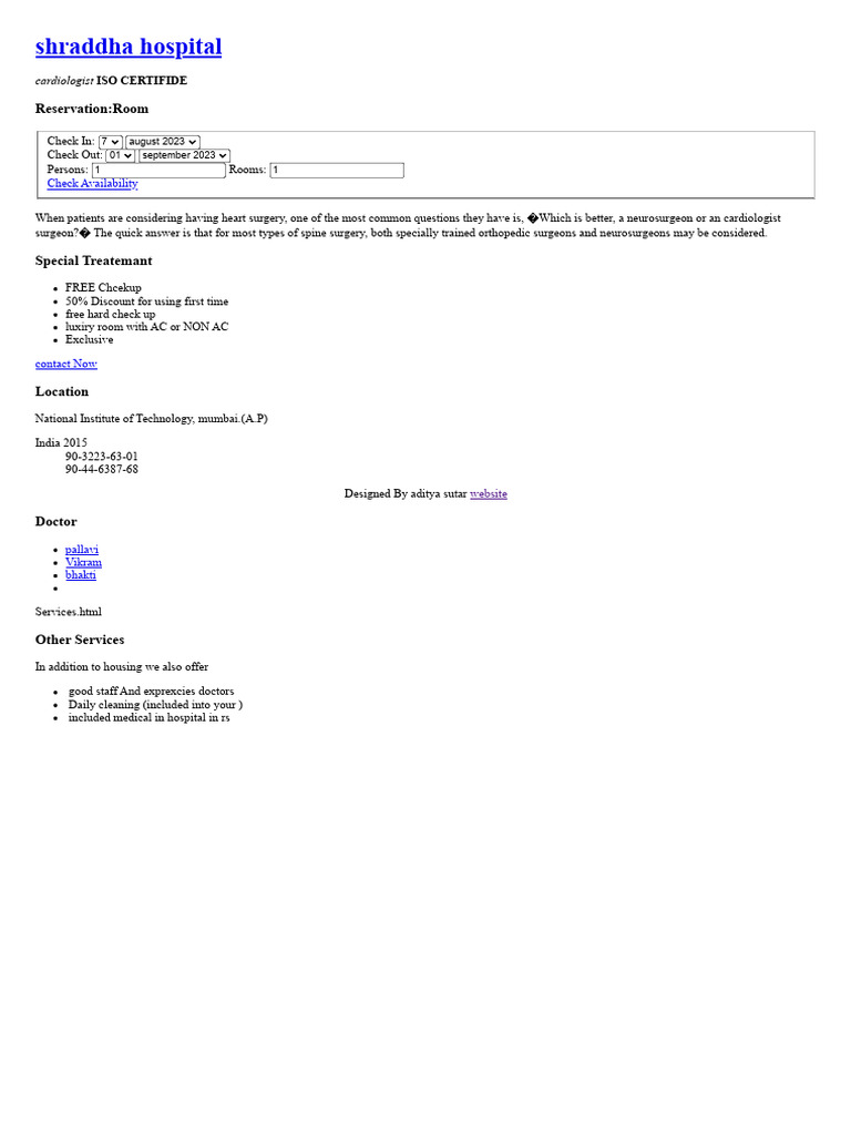 SHRADDHA HOSPITAL | PDF