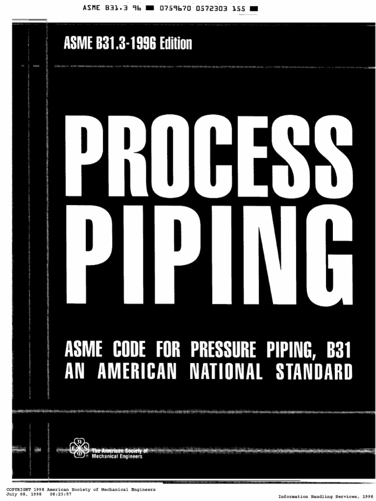 Asme B31 3 | PDF