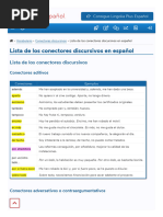 Ejemplos de Conectores Adversativos | PDF