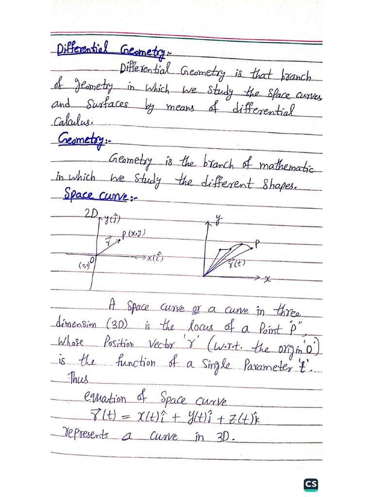 Differential Geometry (Mid) | PDF