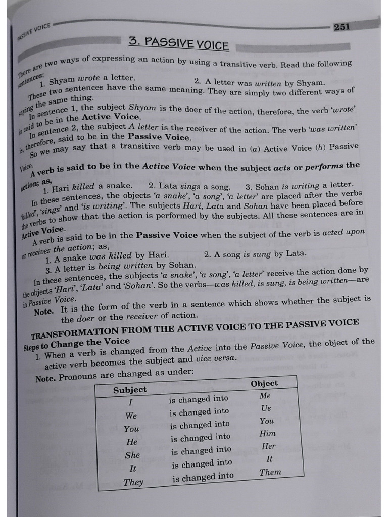 ( Active-pasive Voice) | PDF