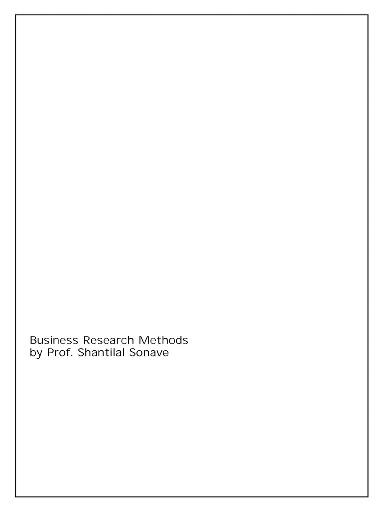 BRM - Unit - 2 - Research Design | PDF