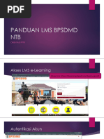 LMS BPSDMD NTB: Fitur dan Pengembangan | PDF