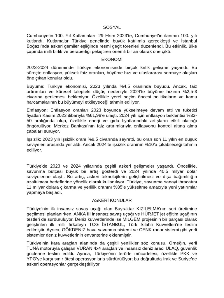 Güncel Konular-1 | PDF