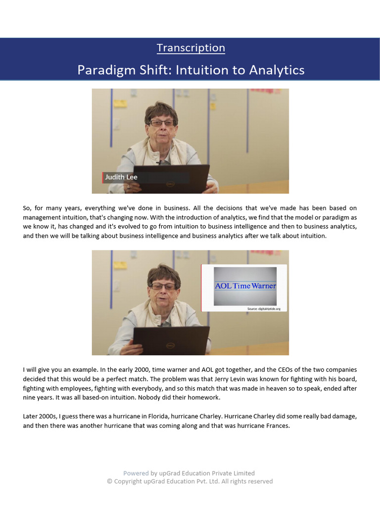 1.1.2-Transcription | PDF | Business Intelligence | Analytics