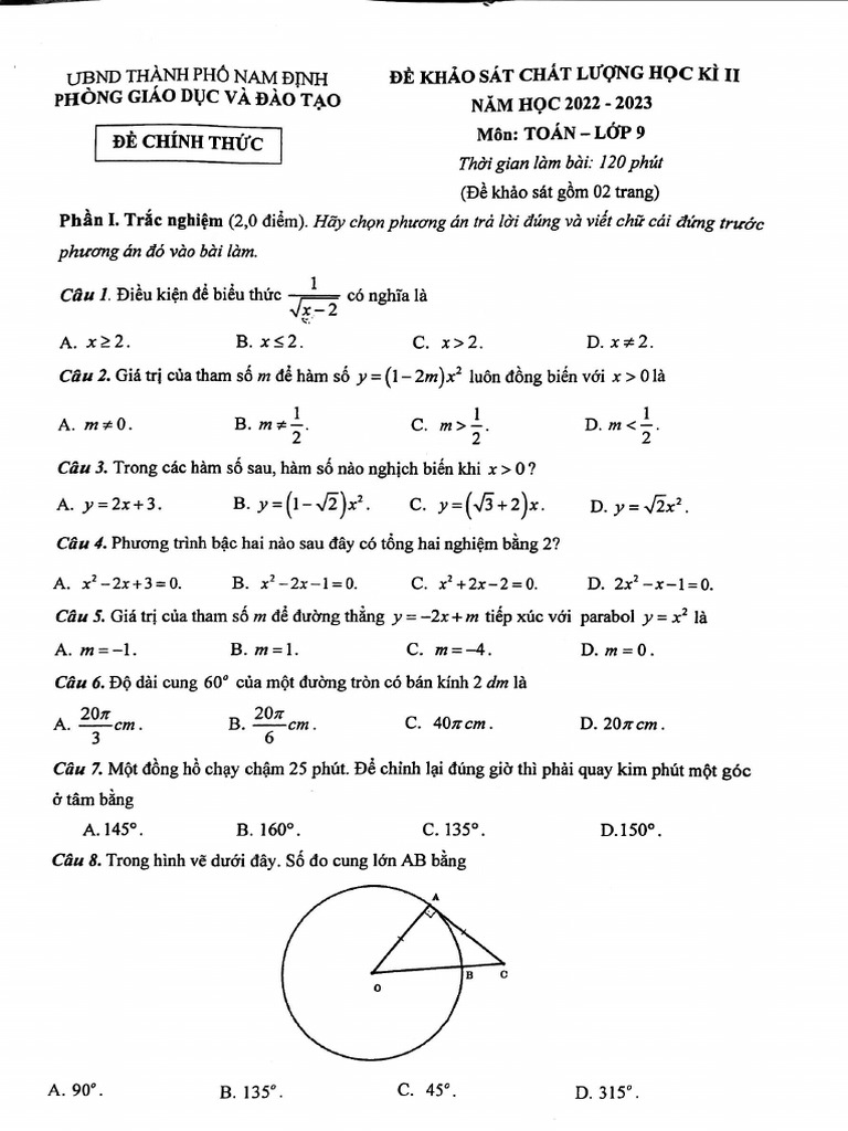 4. de tp nam dinh | PDF