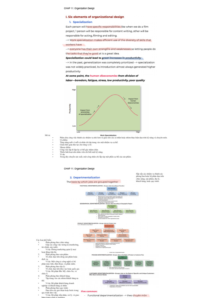 Chap 11 - Organization Design | PDF