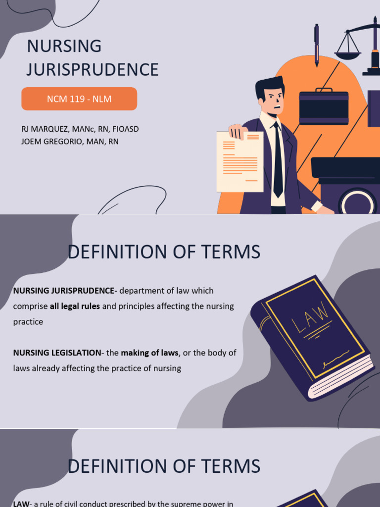 Learning Resource - NCM 119 - Jurisprudence - Topic 1 | PDF | Witness | Lawsuit