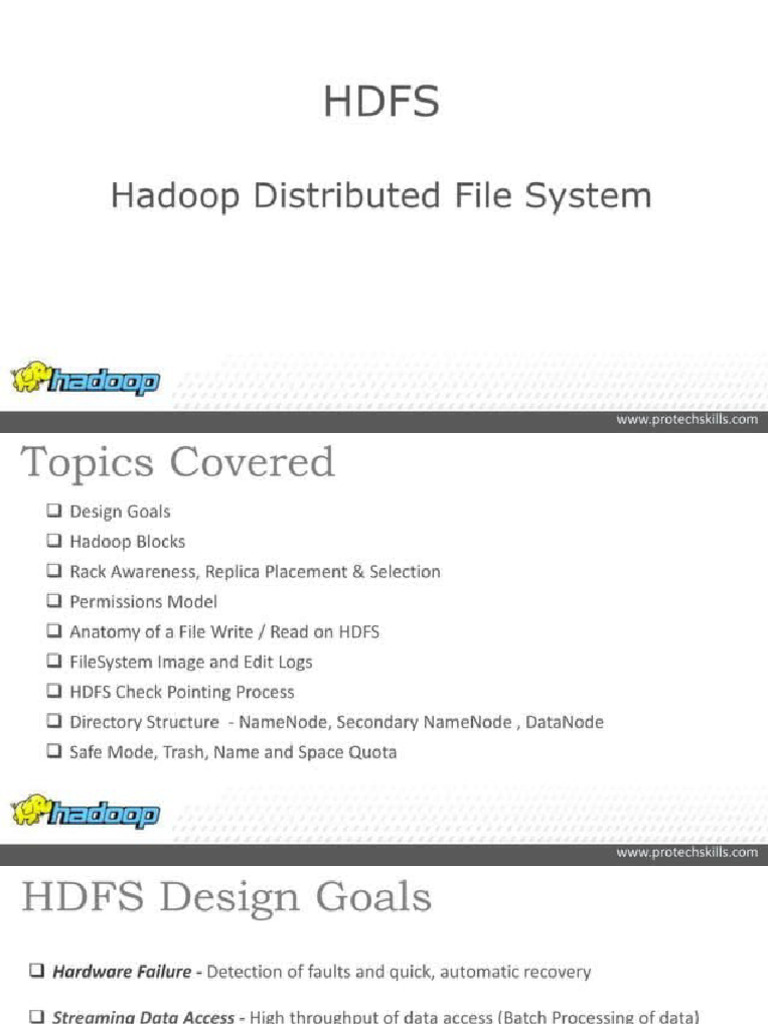 Unit_3_HDFS | PDF | Apache Hadoop | File System