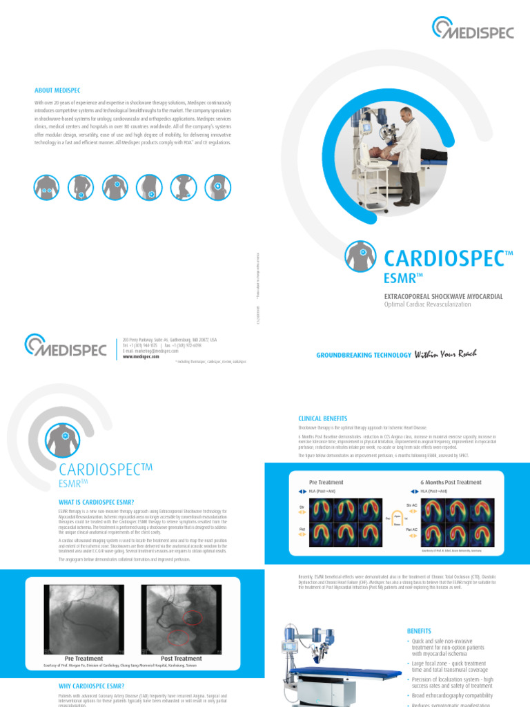 Cardiospec Brochure - CS-2-X500 H01 | PDF | Coronary Artery Disease | Ischemia