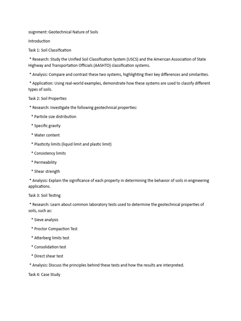 IES Geotechnical nature of soils Assignment | PDF IES Geotechnical nature of soils Assignment | PDF