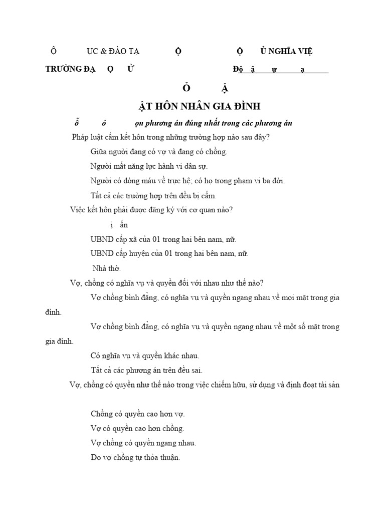 Câu hỏi ôn tập HNGD | PDF