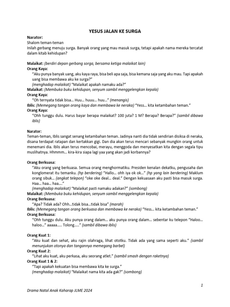 Yesus Jalan Ke Surga | PDF