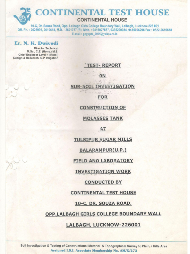 Soil Test Report 2 | PDF