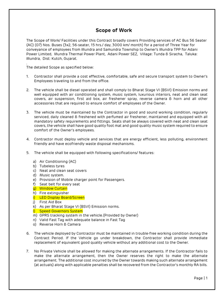 Annexure II-Scope of Work | PDF | Insurance | Employment