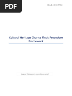 Chance Find Procedure Guidelines | PDF | Burial | Archaeology