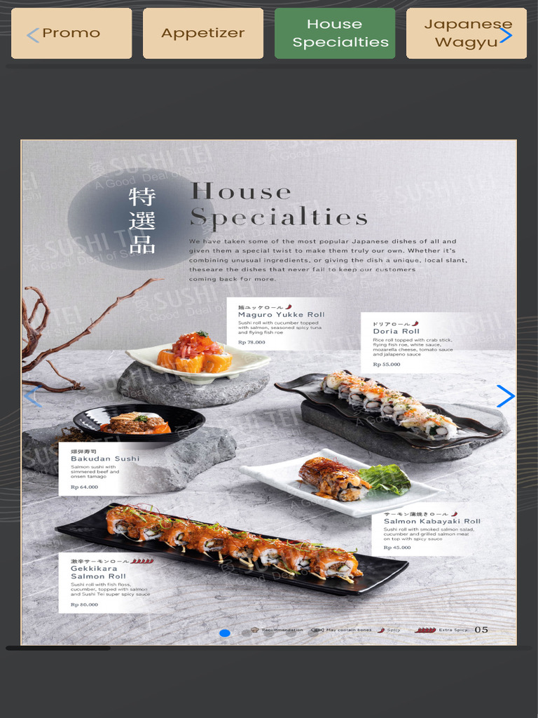 Digital Menu - Gandaria City | PDF