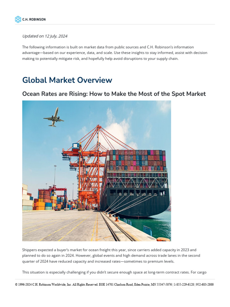 Global-Freight-Market-Insights | PDF | Cargo | Transport