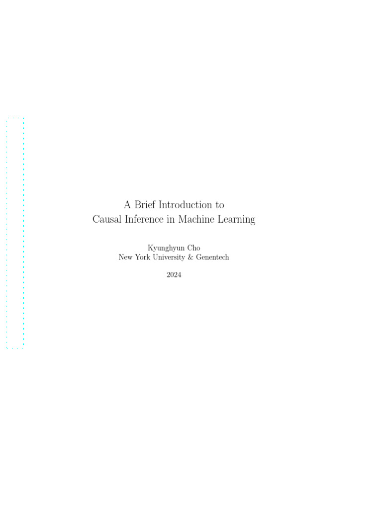 A brief introduction to causal inference in machine learning | PDF ...