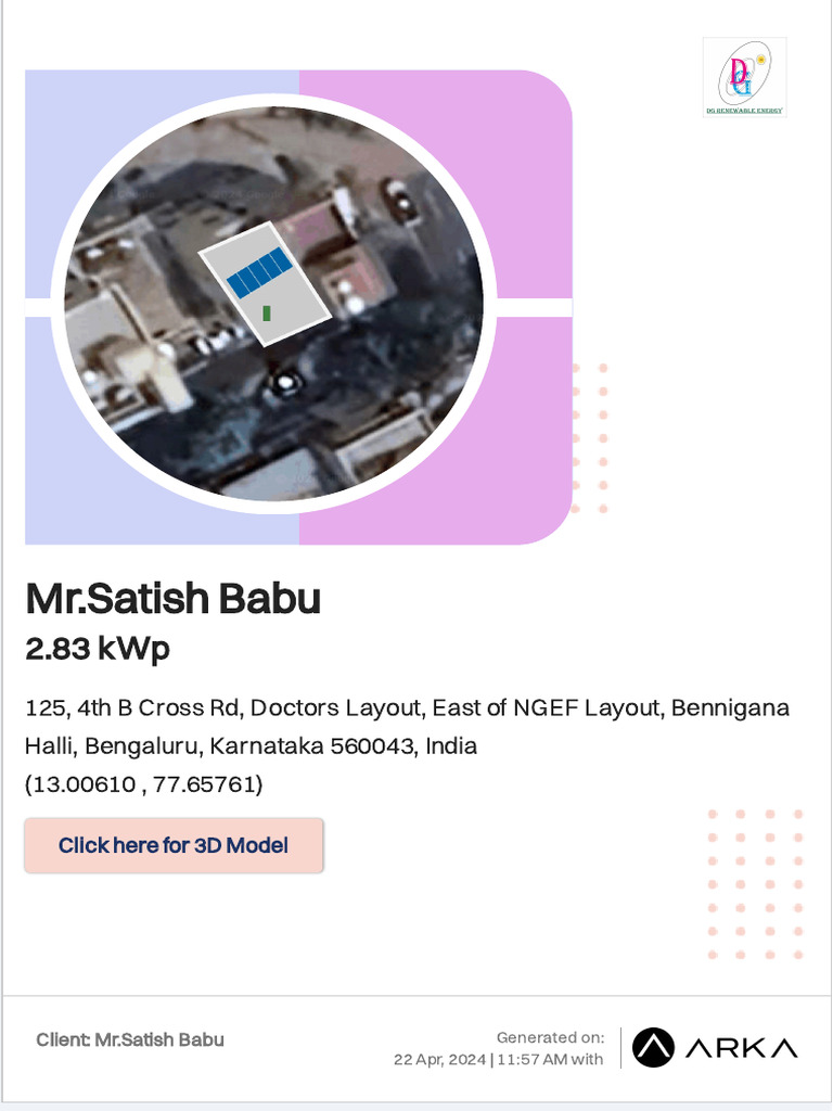 2.8kw Satish Solar Net Metering System Proposal | PDF | Solar Power | Renewable Resources