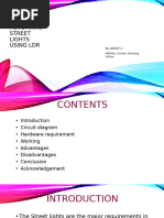 Project Report On Automatic Street Light Using LDR | PDF | Street Light ...