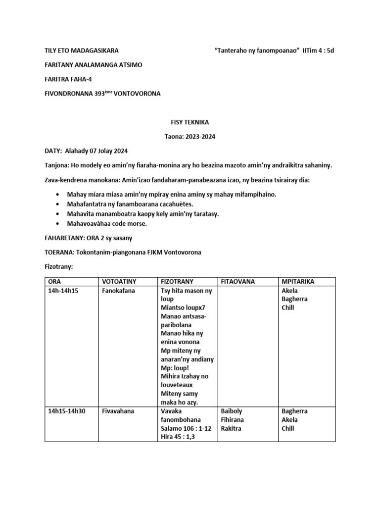 Fiche Tech 7juillet Modifie | PDF