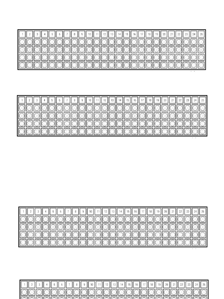 ANSWER SHEET 2 | PDF