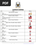 LOTO Equipment and Color Code Guide | PDF | Equipment | Manufactured Goods