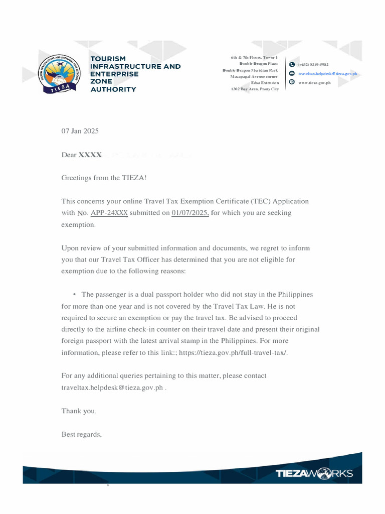 TEC Evaluation 2025 (Dual Citizen) | PDF