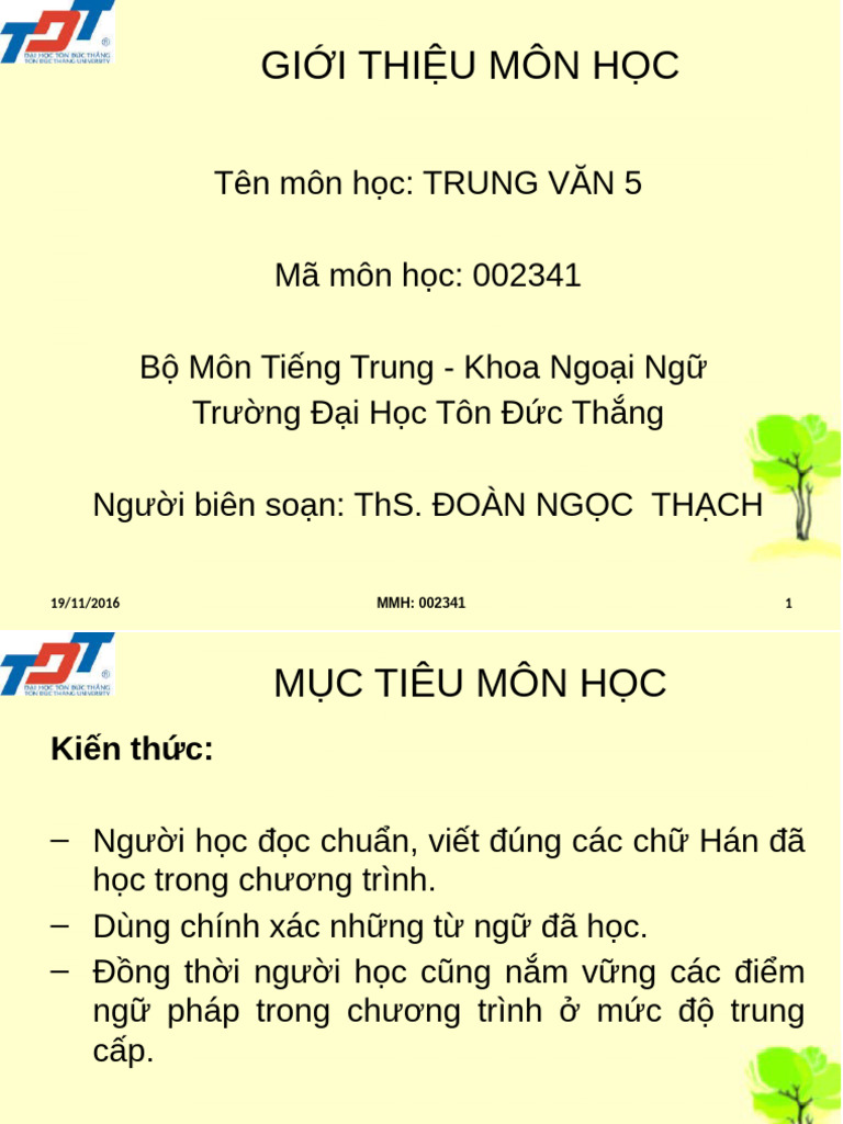1 Gioi Thieu Mon Hoc TV5 | PDF