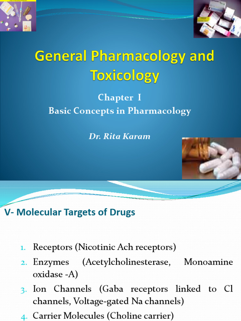 1 RK Pharmaco and Toxico Introduction To Pharmacology Part 2 | PDF | Receptor (Biochemistry ...