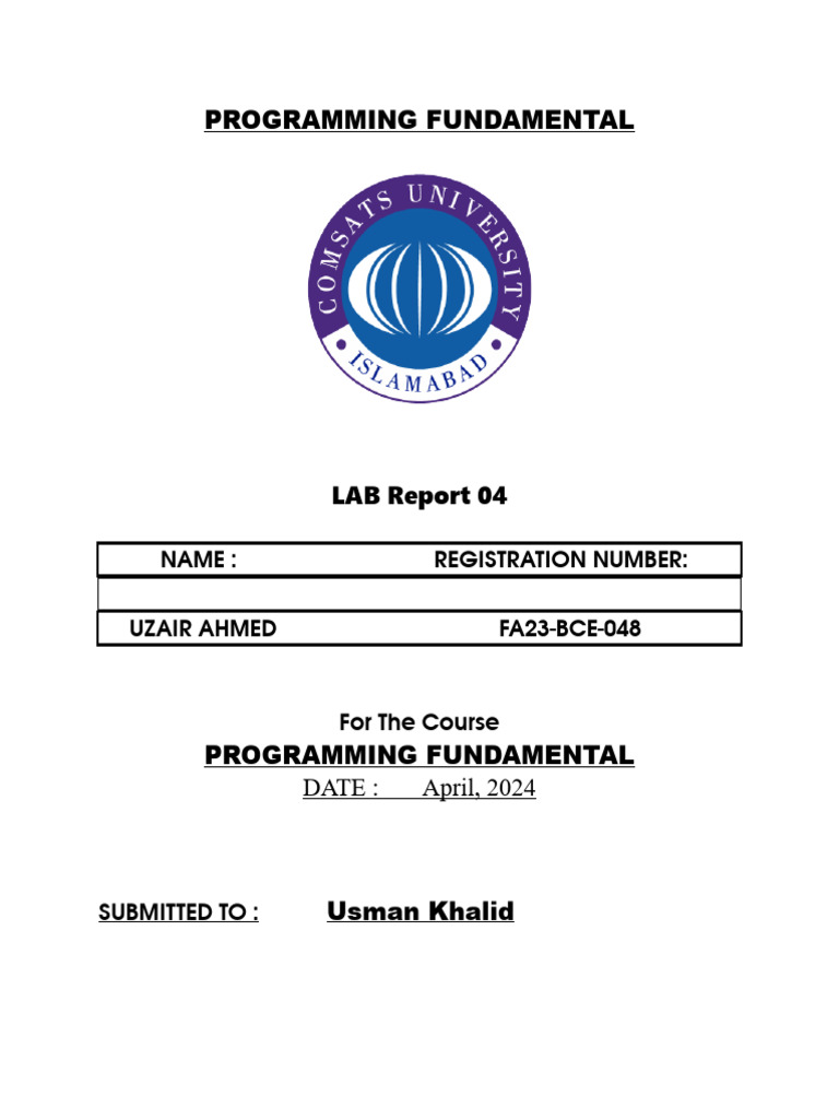 Programming Fundamental 4 Pdf