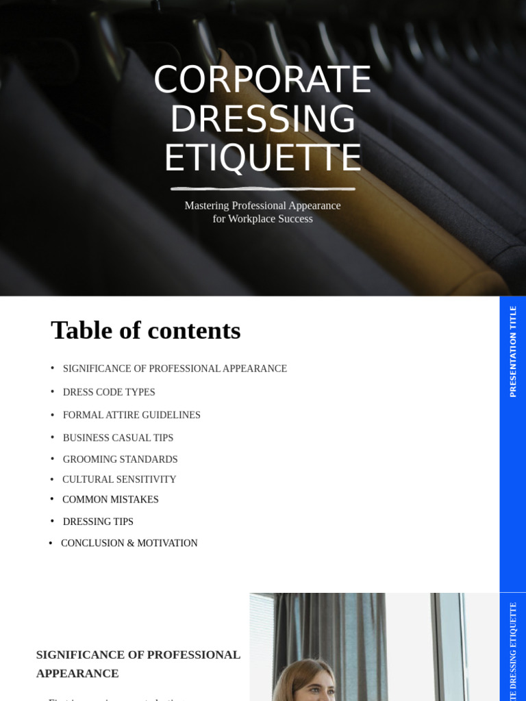 Corporate Dressing Guide | PDF | Clothing | Dress