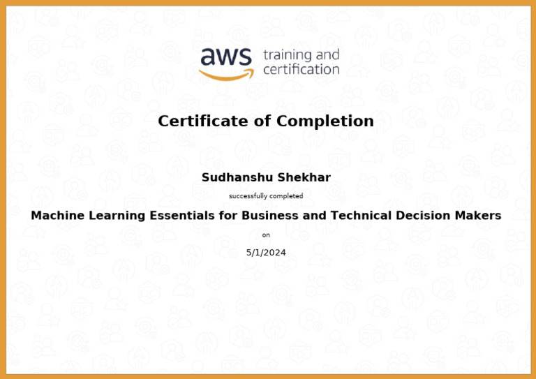 Machine Learning Essentials Certificate | PDF