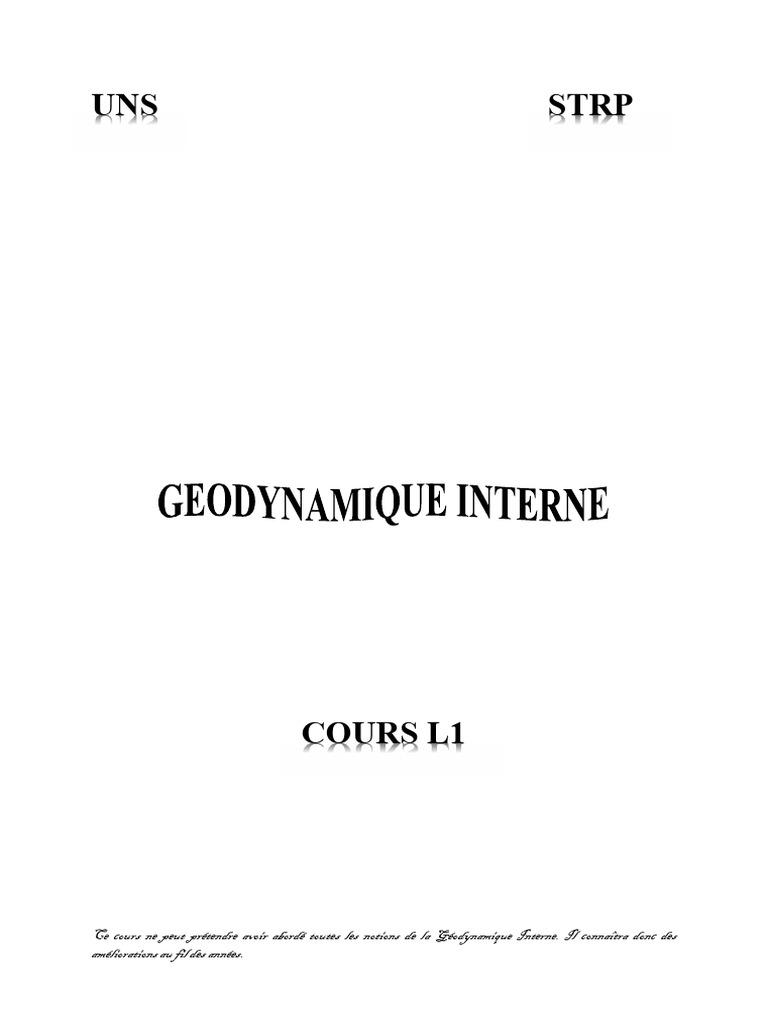 Croûte continentale et océanique expliquée | PDF | Tremblements de ...