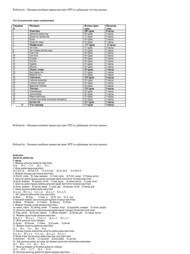 1263 Kazakh-Tili Ref | PDF