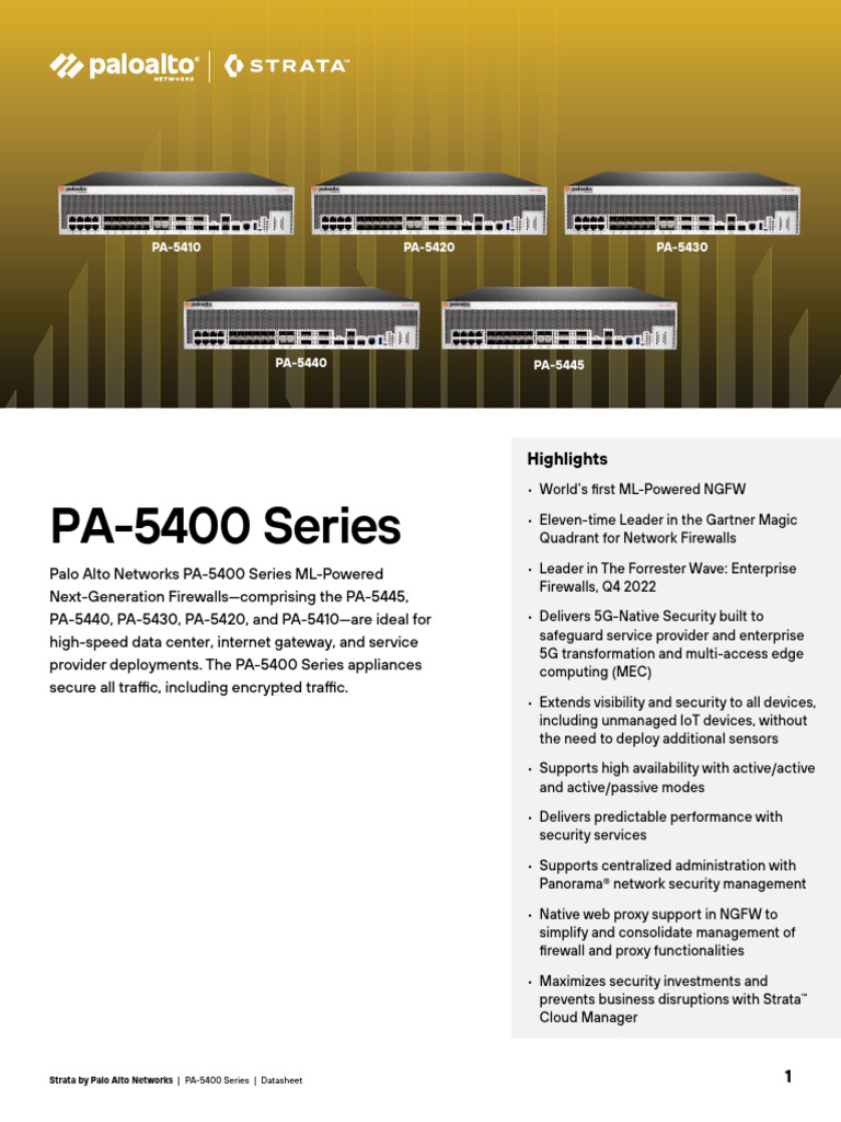 Pa 5400 Series | PDF | Proxy Server | Transport Layer Security