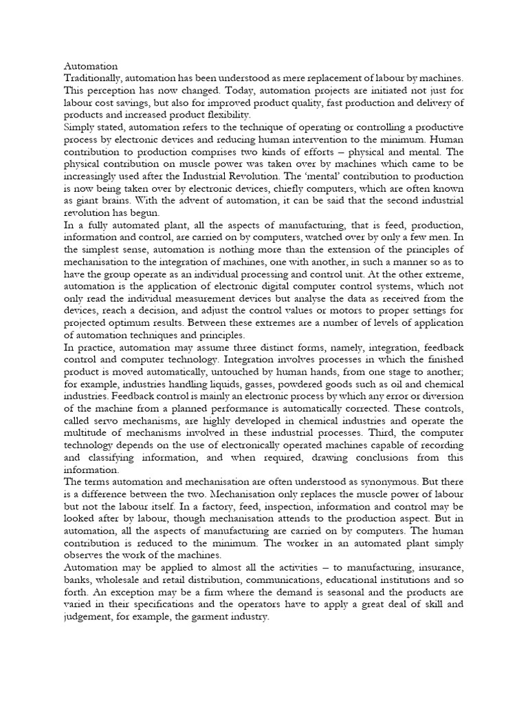 BBA automation | PDF | Automation | Numerical Control