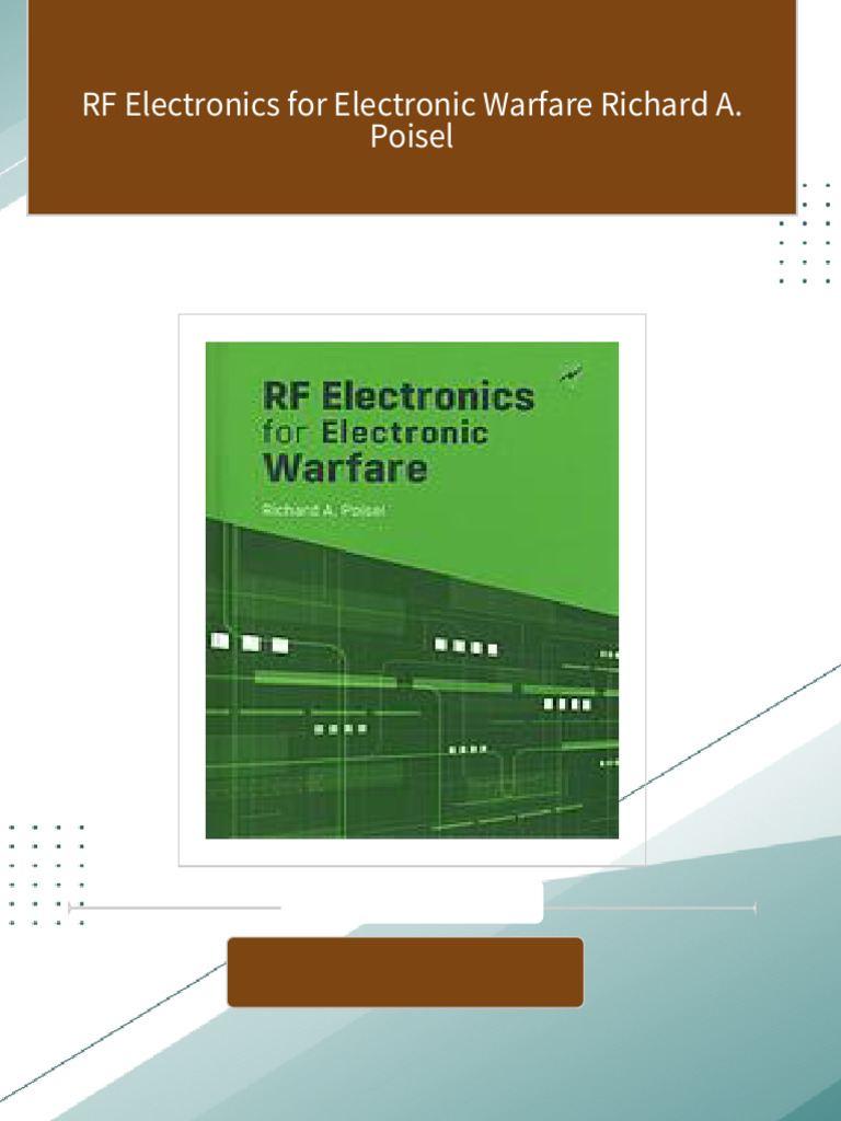 Download RF Electronics for Electronic Warfare Richard A. Poisel ebook All Chapters PDF | PDF ...