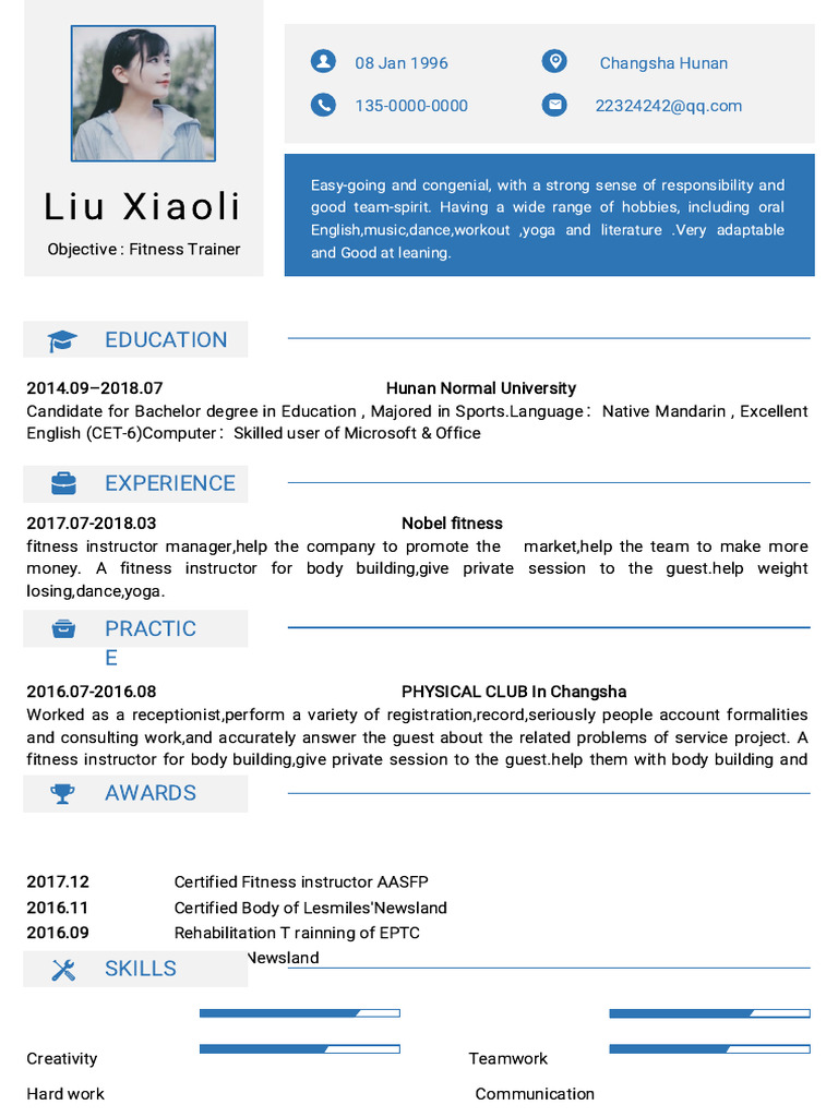 Simple Universal Resume-WPS Office | PDF