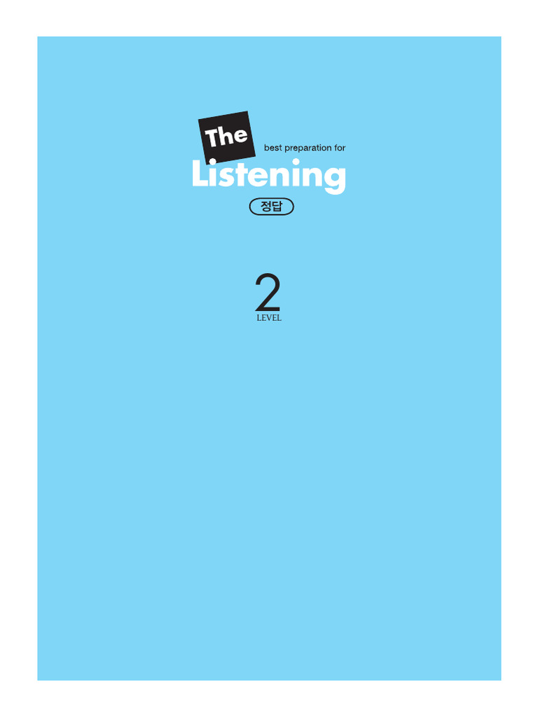 Listening and Speaking 2 Answer Key | PDF
