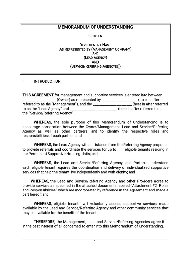 Memorandum of Understanding Contract of Service Agency.docx-WPS Office ...