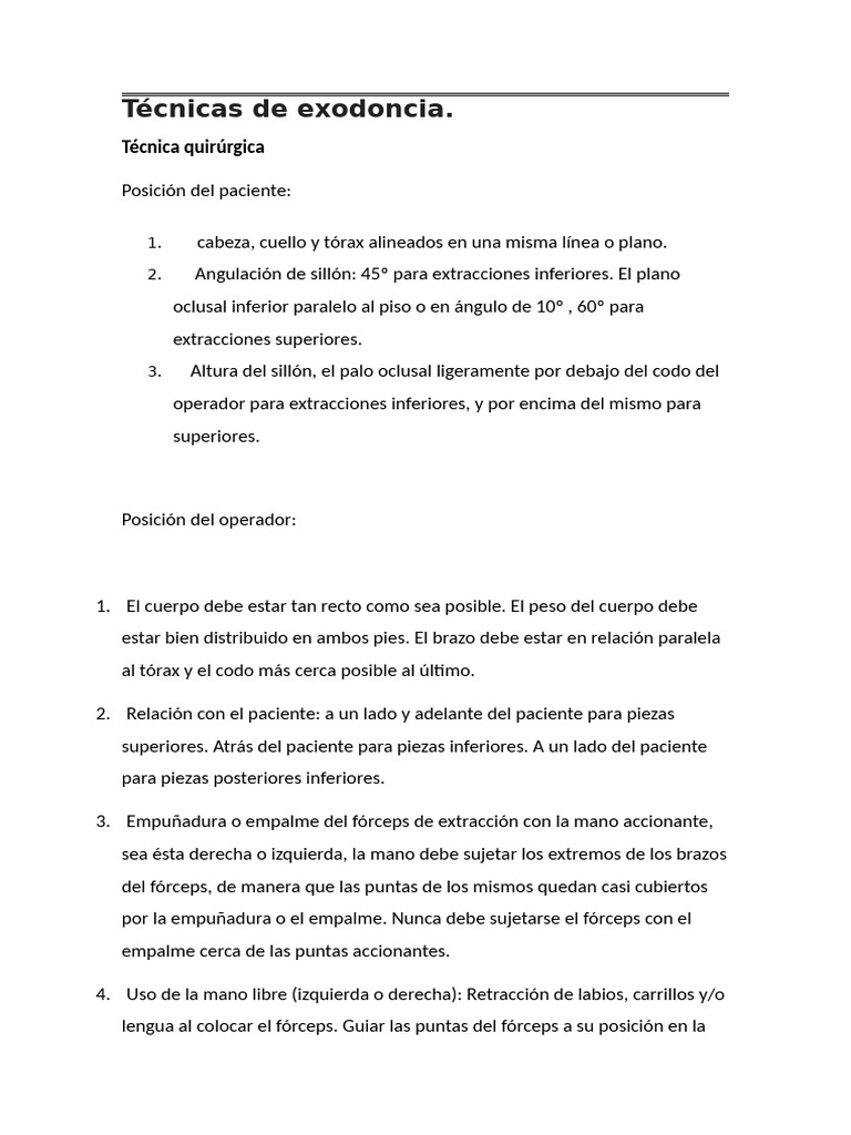 Tecnicas de Exo | PDF | Mano