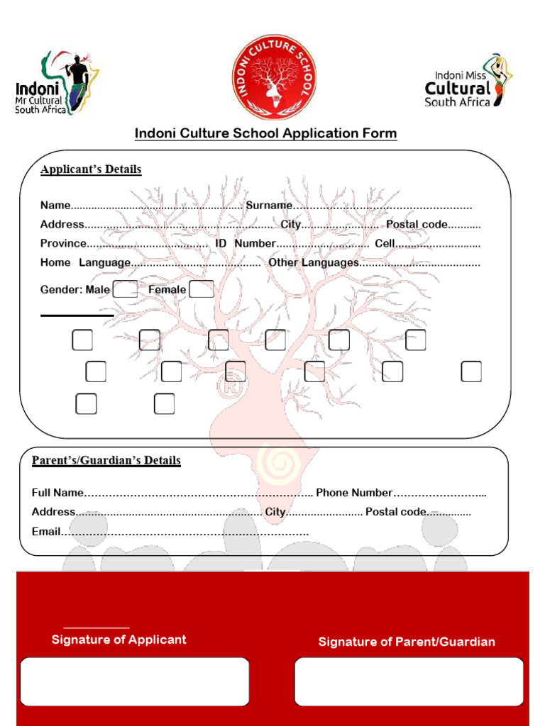 Indoni CultureSchoolApplicationForm2022 | PDF | Cheque