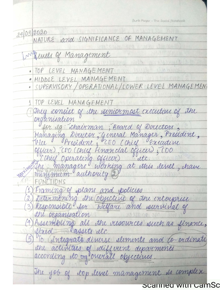 Management BST Chapter 1 | PDF